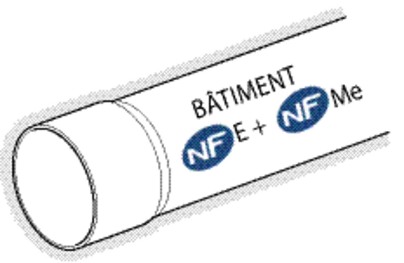 Tube PVC bâtiment NF E + NF Me | PUM